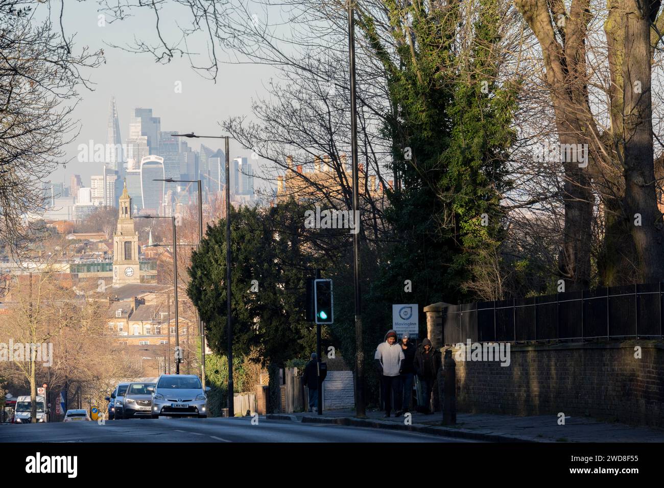 Seen from half-way up Knights Hill SE27 is a cityscape of the capital's ...