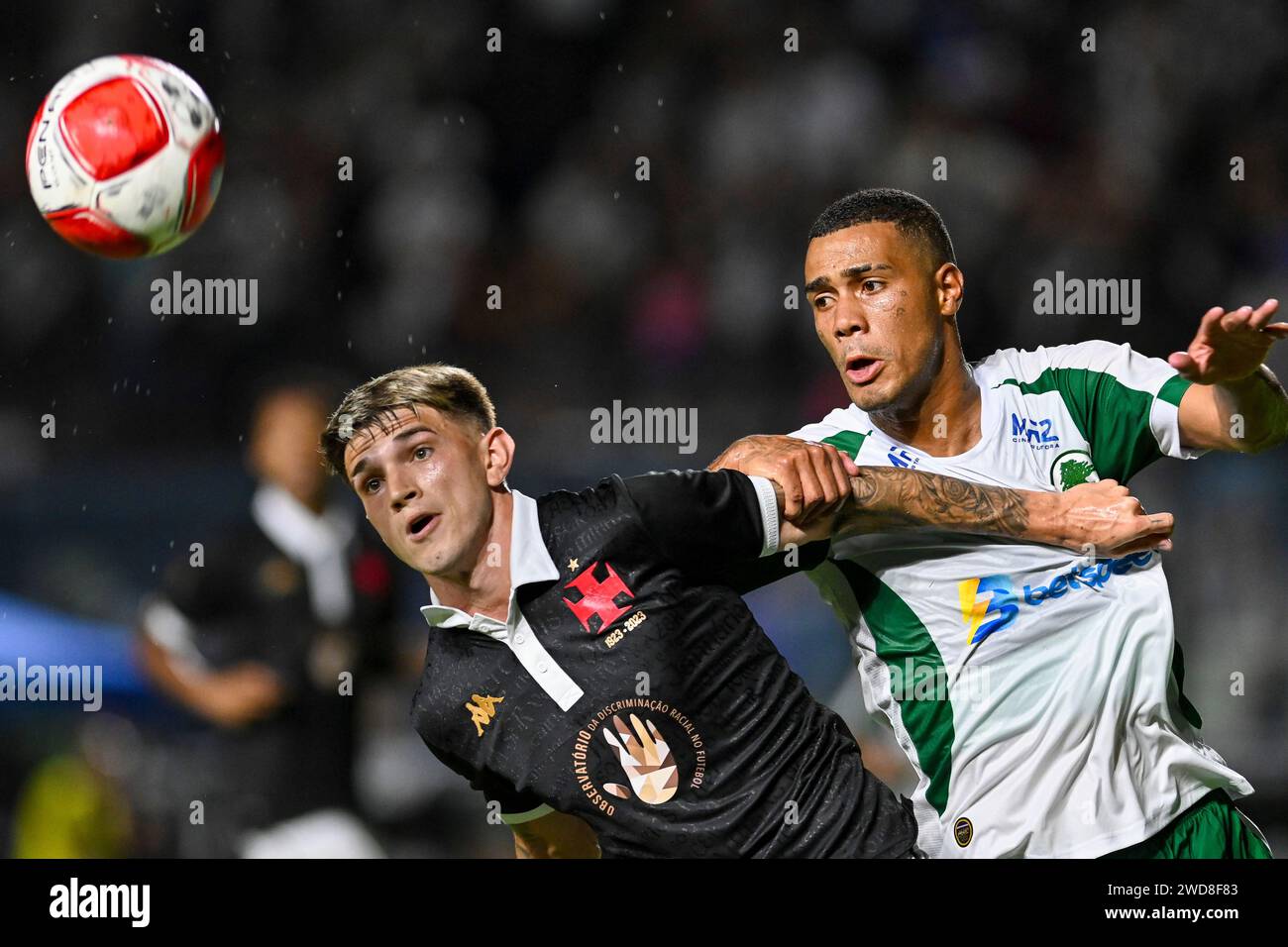 Rio, Brazil - january, 18 2024, Orellano player in match between vasco ...