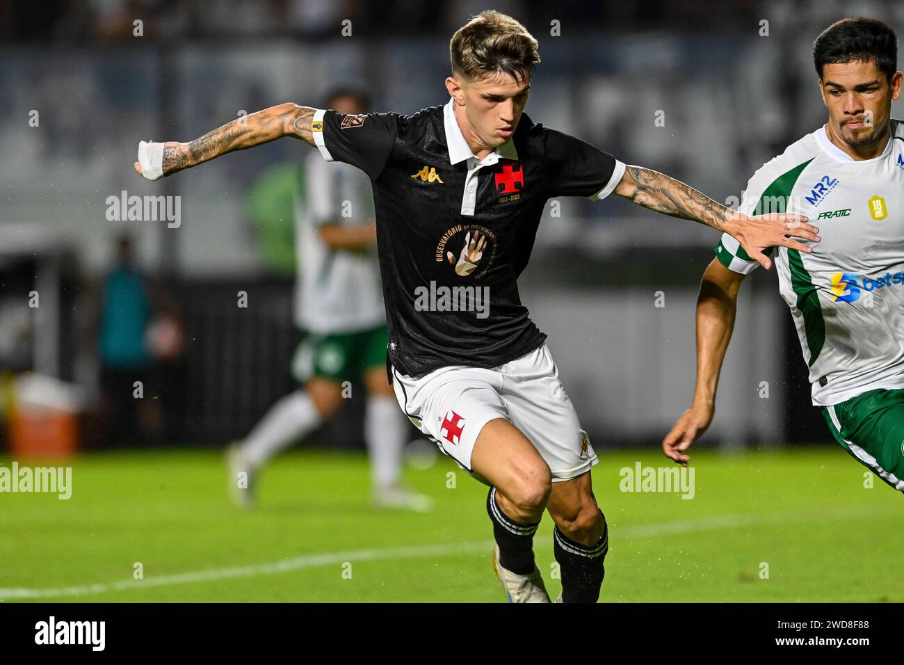 Rio, Brazil - january, 18 2024, Orellano player in match between vasco ...