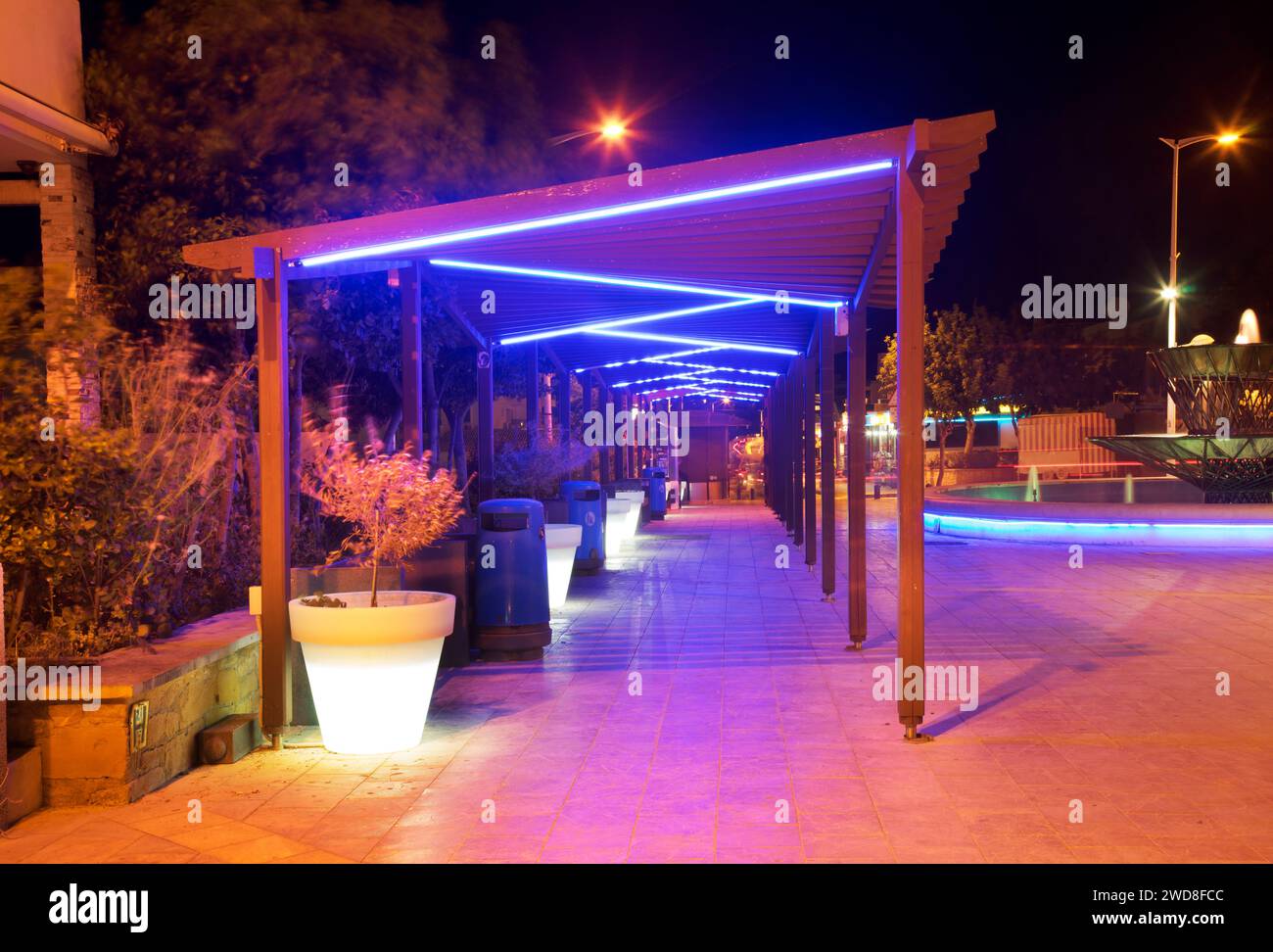 Protara street in Paralimni. Cyprus Stock Photo - Alamy