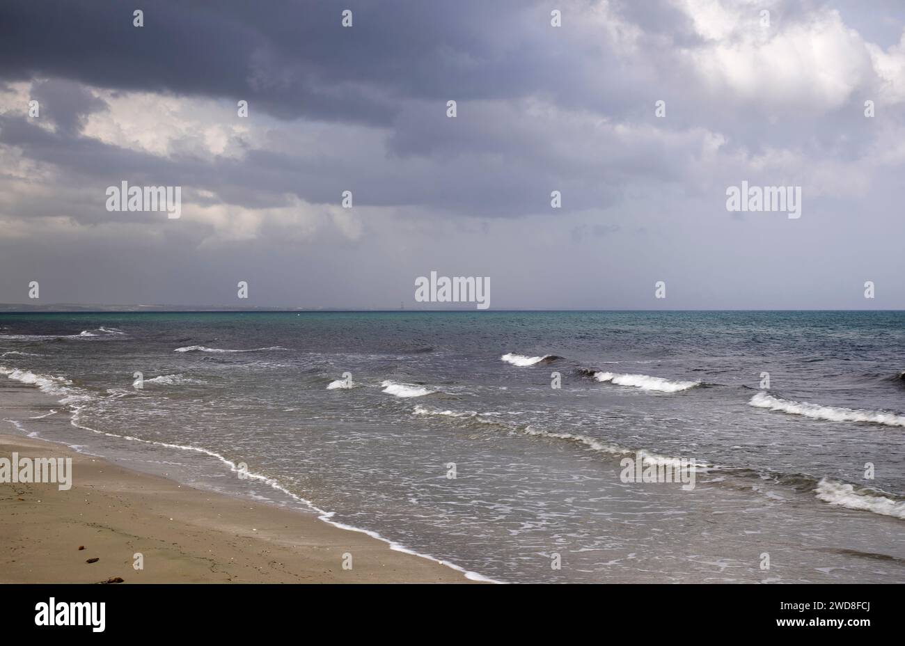 Mackenzie beach in Larnaca. Cyprus Stock Photo - Alamy