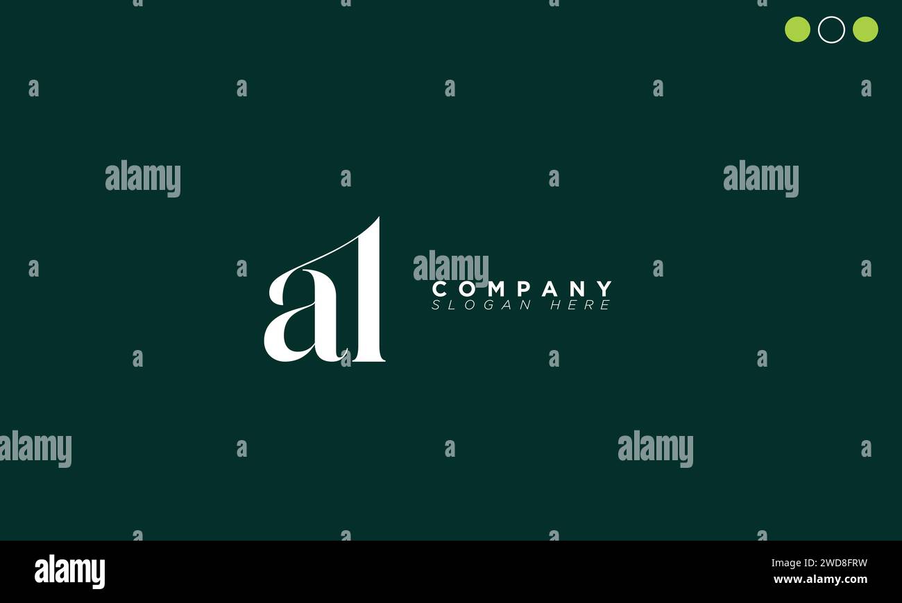 AL Alphabet letters Initials Monogram logo Stock Vector Image & Art - Alamy