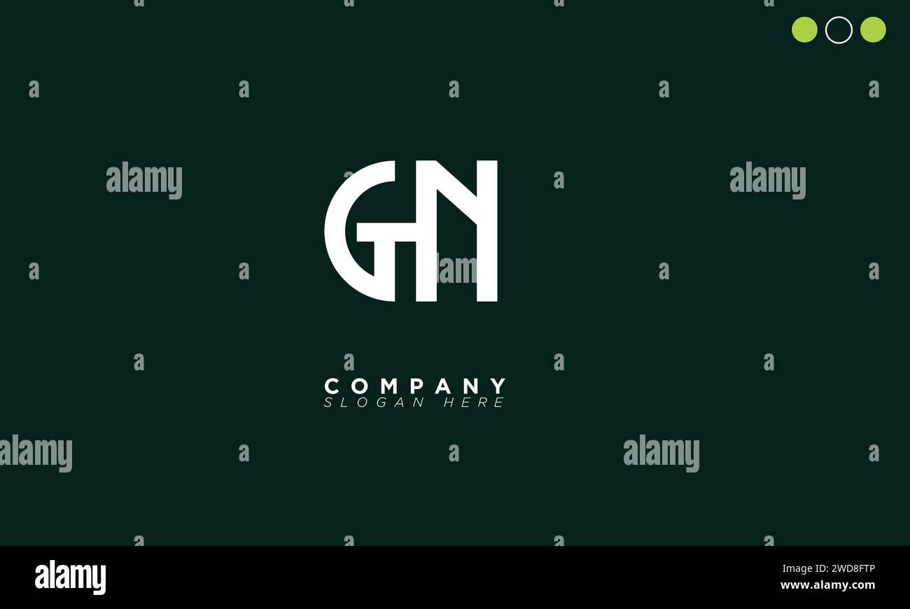 GN Alphabet letters Initials Monogram logo Stock Vector Image & Art - Alamy