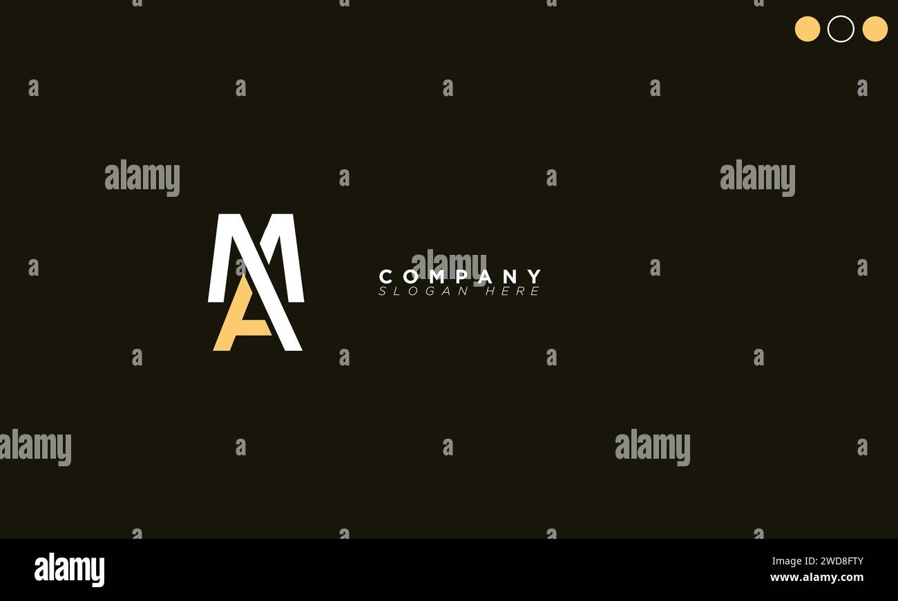 MA Alphabet letters Initials Monogram logo Stock Vector Image & Art - Alamy