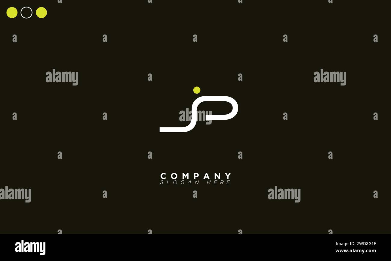 Jp monogram hi-res stock photography and images - Alamy