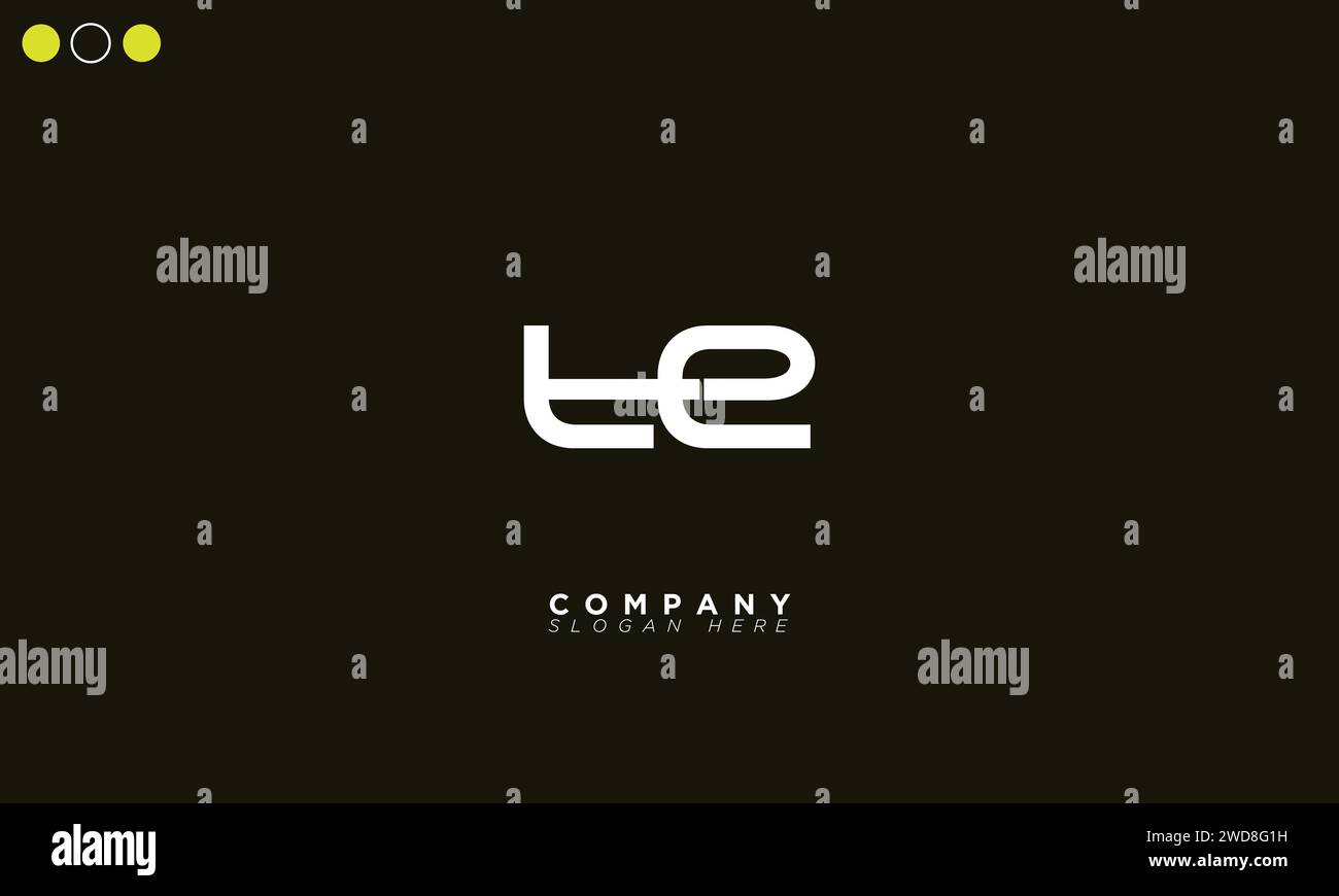 TE Alphabet letters Initials Monogram logo Stock Vector Image & Art - Alamy