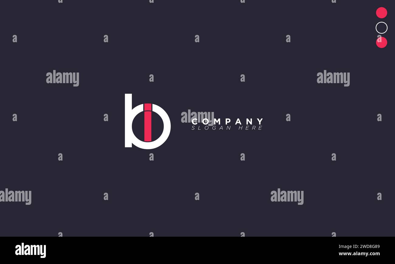 BI Alphabet letters Initials Monogram logo Stock Vector Image & Art - Alamy