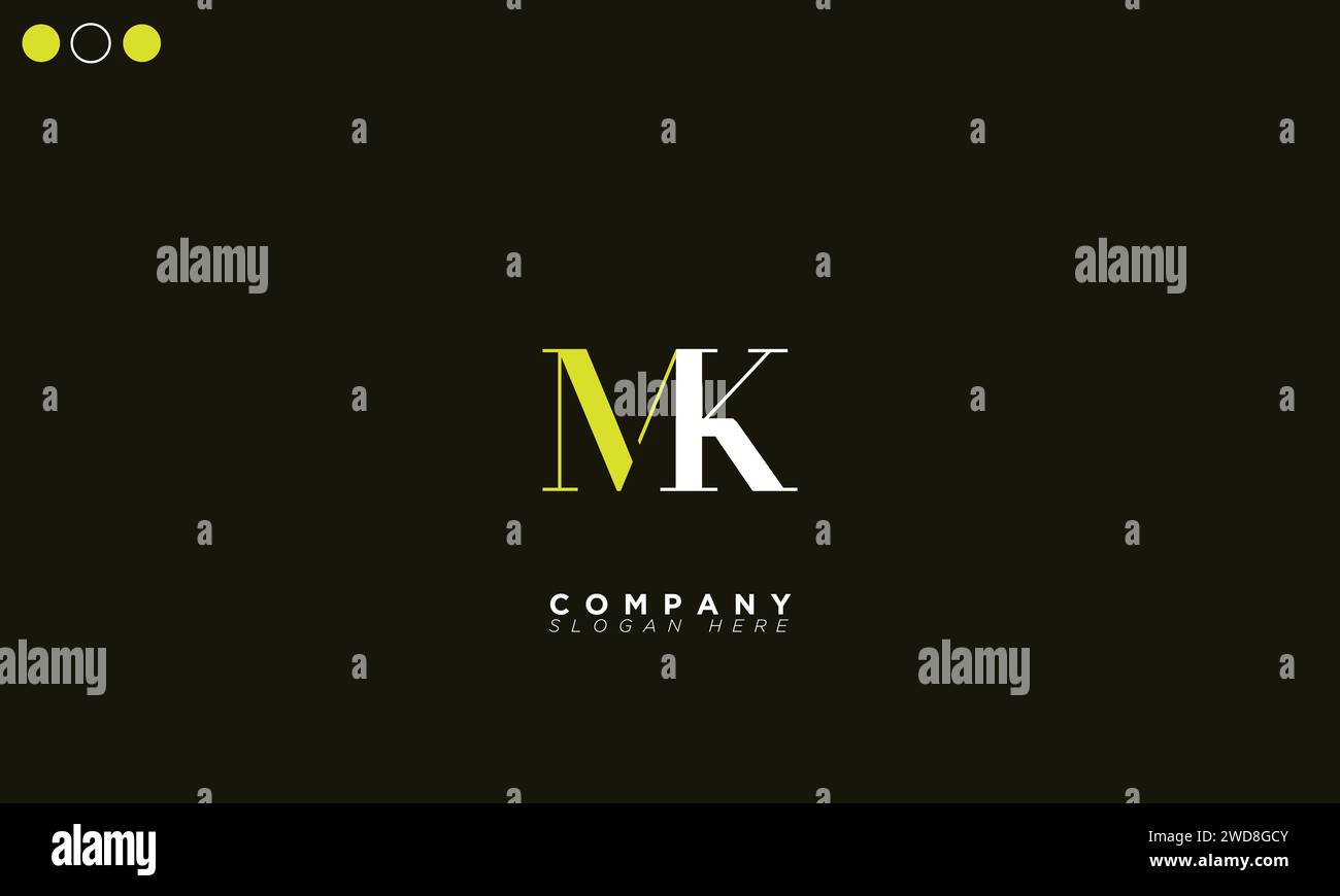 MK Alphabet letters Initials Monogram logo Stock Vector Image & Art - Alamy