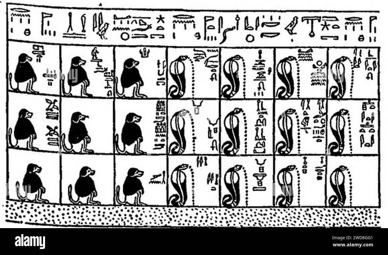 20 The Egyptian Heaven and Hell, v1 0022 Stock Photo - Alamy