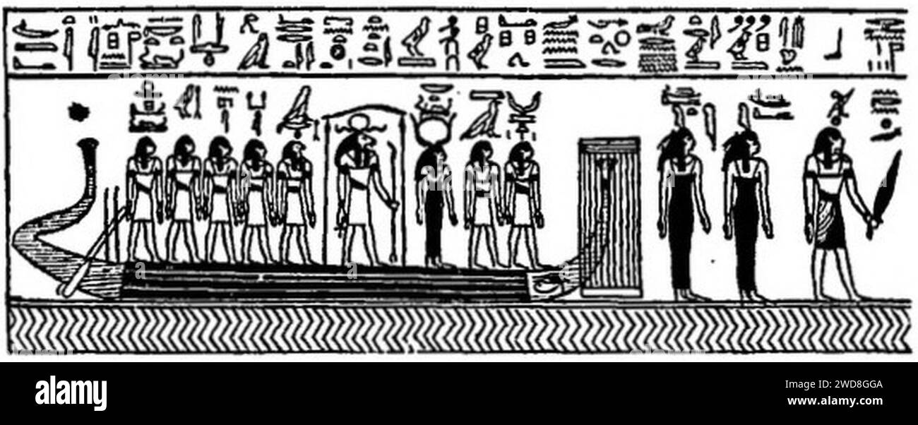 20 The Egyptian Heaven and Hell, v1 0012 Stock Photo - Alamy