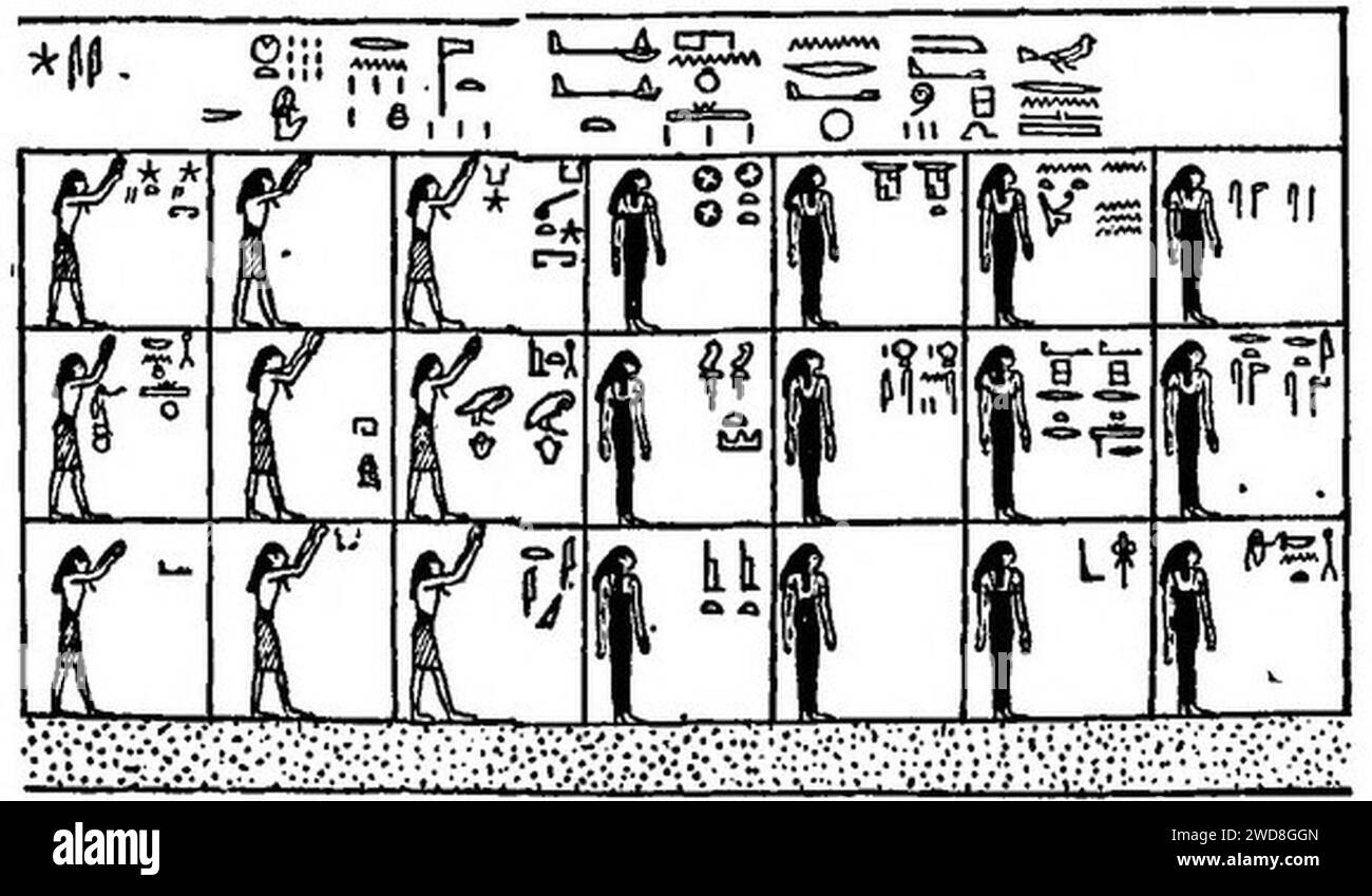 20 The Egyptian Heaven and Hell, v1 0024 Stock Photo - Alamy