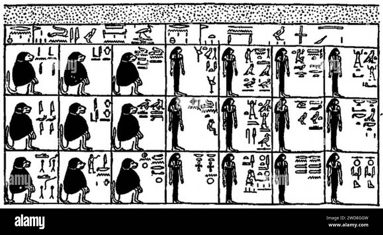 20 The Egyptian Heaven and Hell, v1 0019 Stock Photo - Alamy