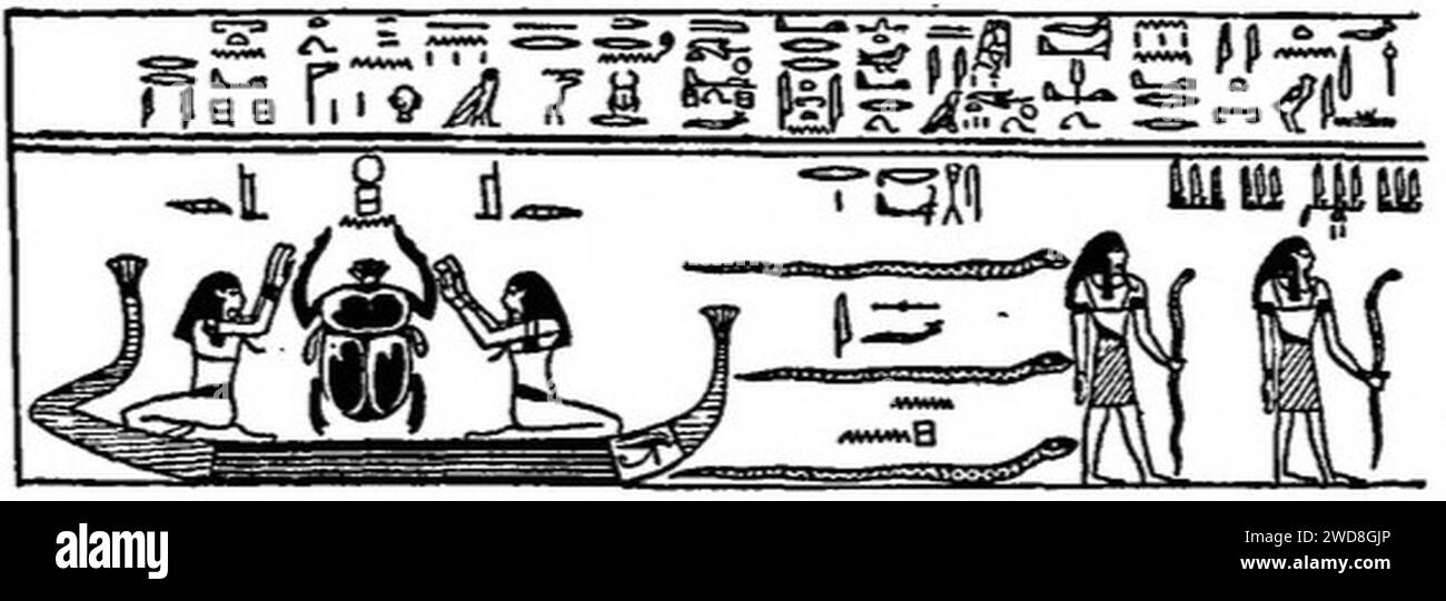 20 The Egyptian Heaven and Hell, v1 0016 01 Stock Photo - Alamy