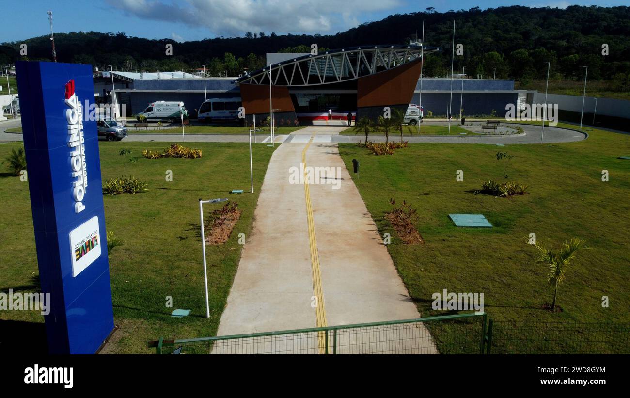 ilheus, bahia, brazil - december 10, 2023: view of a health polyclinic ...
