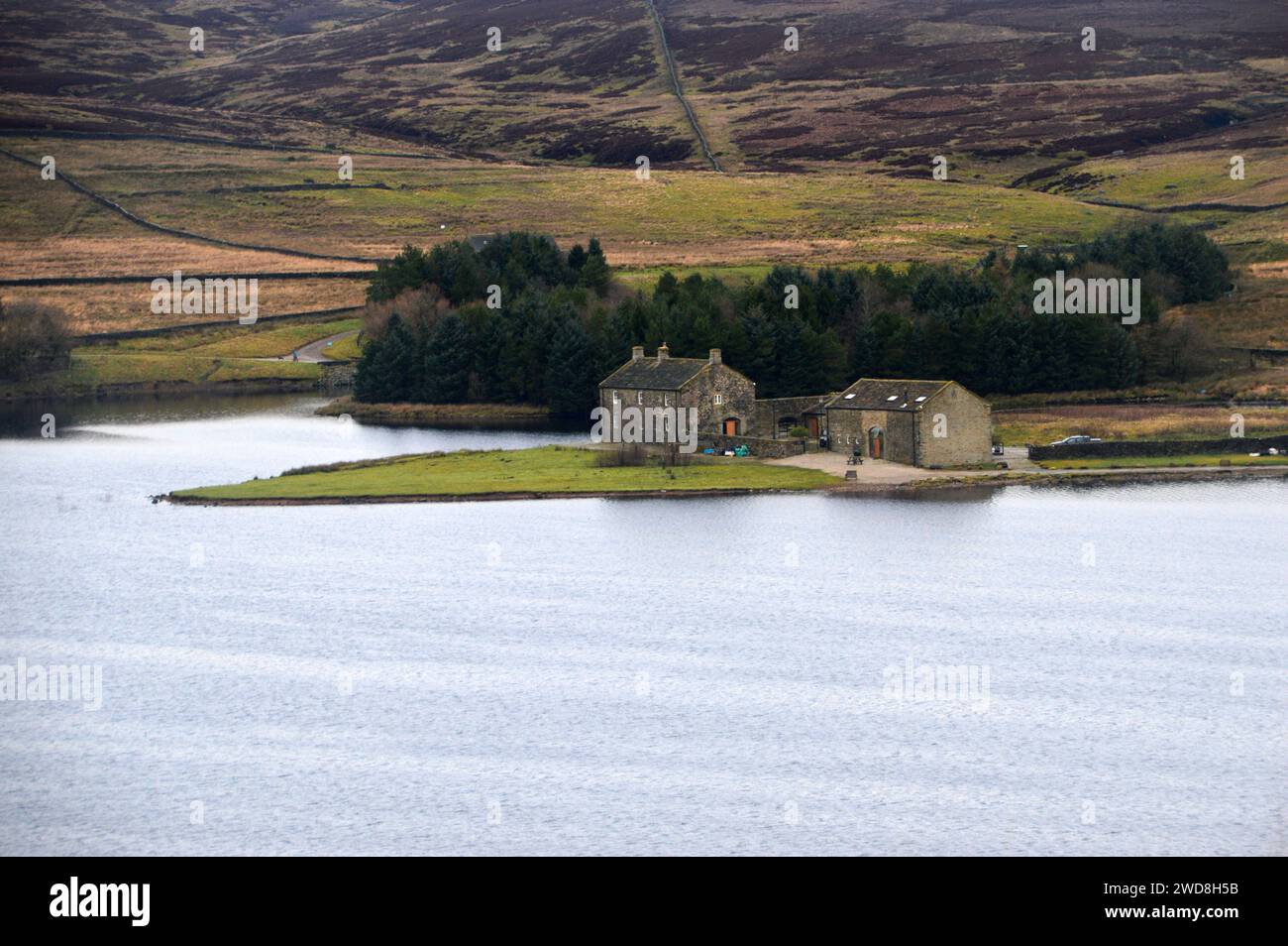 Grimwith House on the Banks of Grimwith Reservoir in the Yorkshire ...