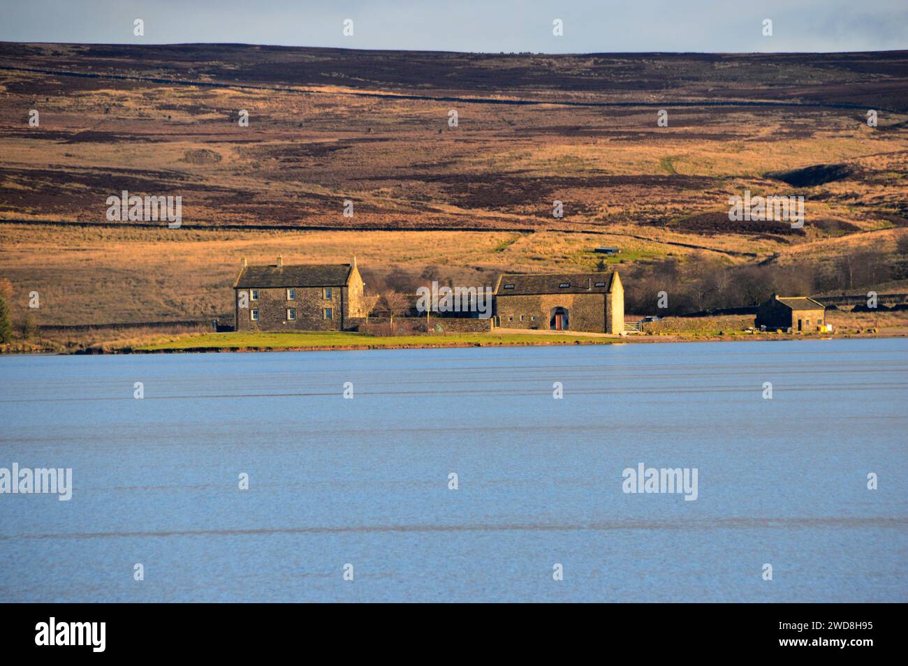 Grimwith House on the Banks of Grimwith Reservoir in the Yorkshire ...