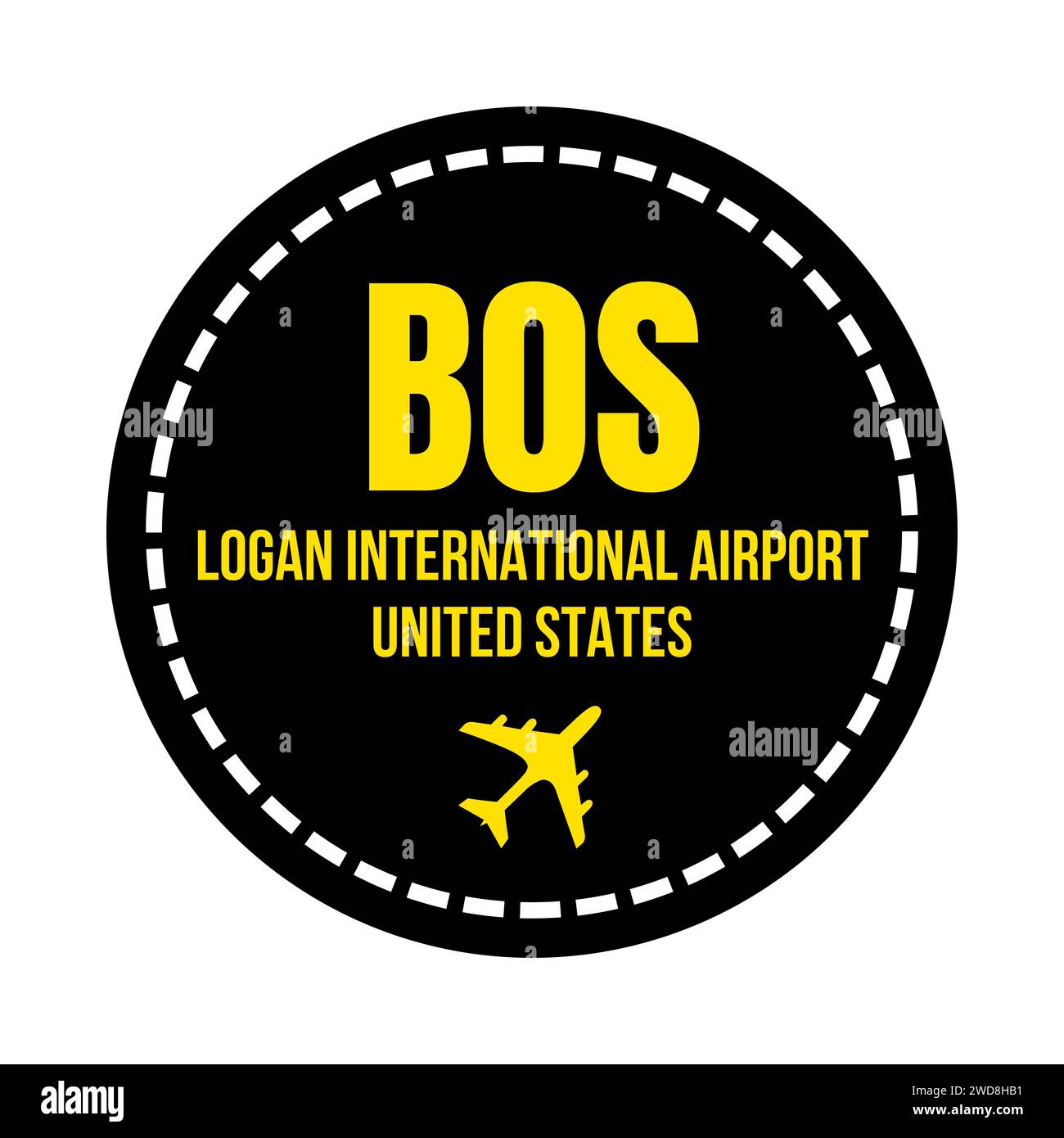 Logan international airport Cut Out Stock Images & Pictures - Alamy