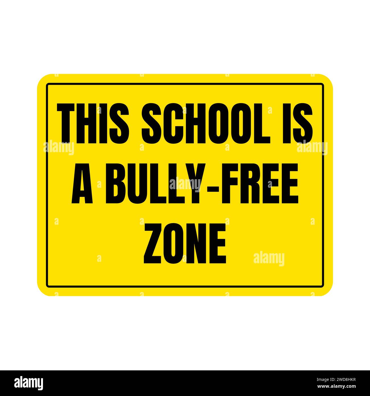 School zone sign board hi-res stock photography and images - Alamy