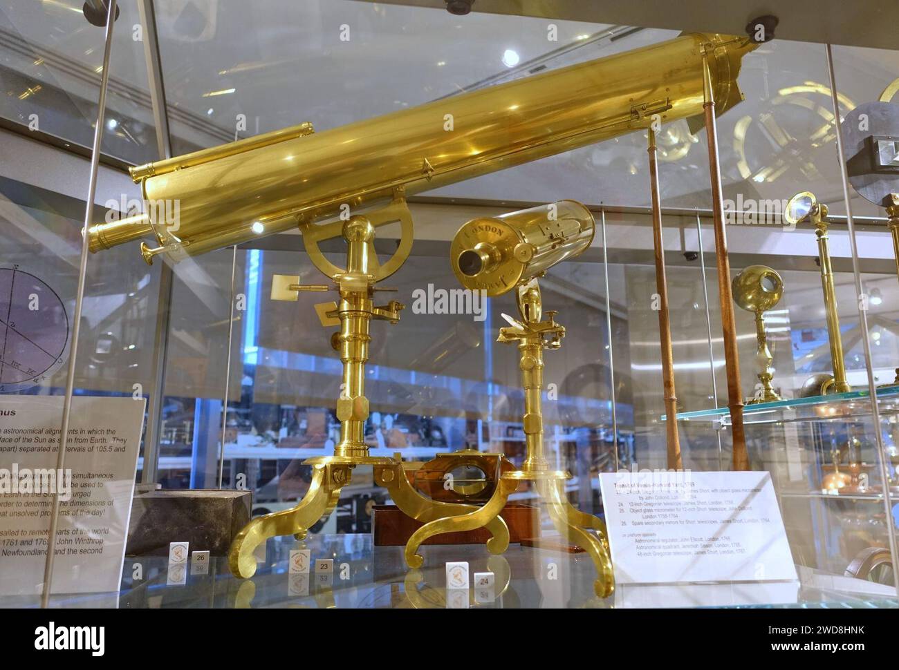 24-inch Gregorian telescope by James Short, with object glass ...