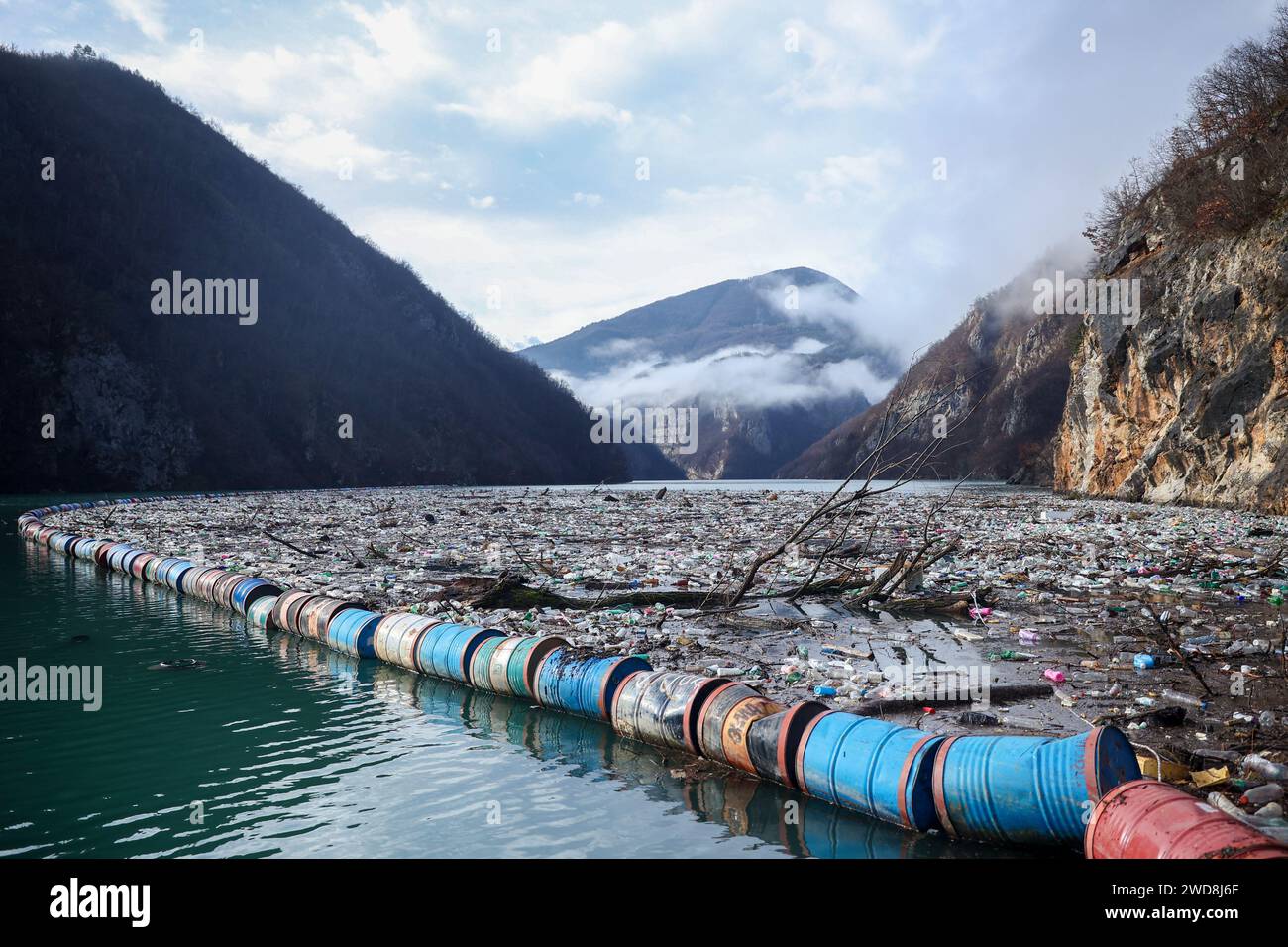 Tons of waste dumped in poorly regulated riverside landfills or ...