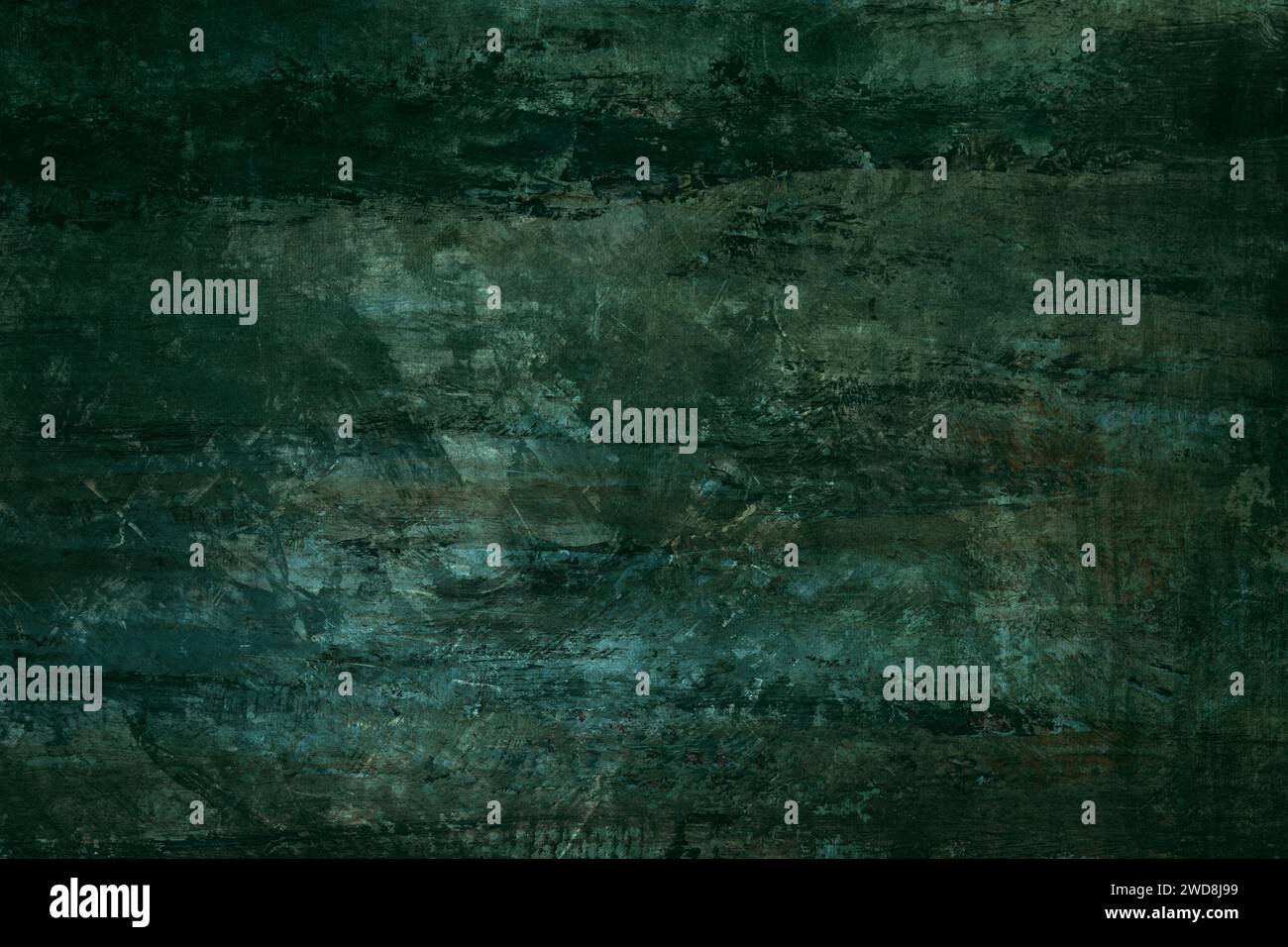 Dark green abstract painting grunge background Stock Photo - Alamy