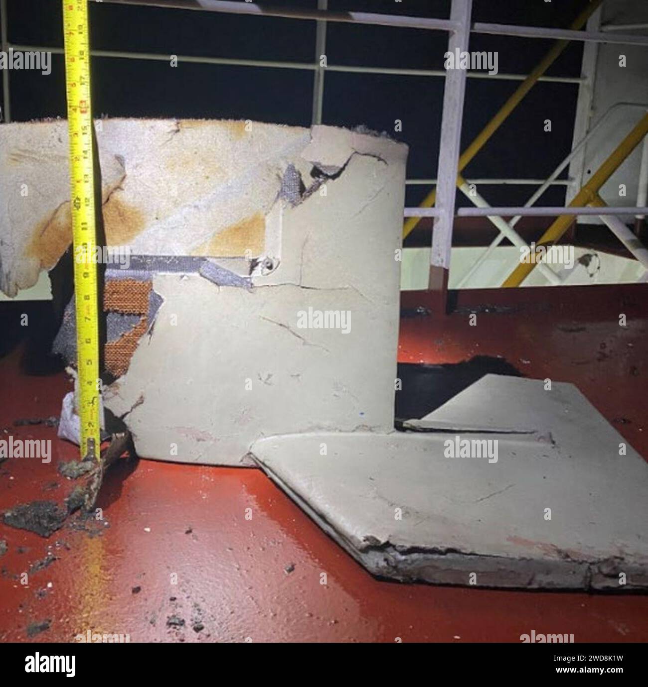 29-30JULY2021 Drone Attack on MT Mercer Street - Vertical Stabilizer ...