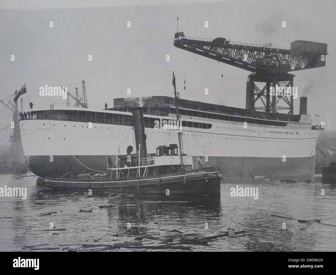 28th August 1912 launch of Empress of Russia Stock Photo - Alamy