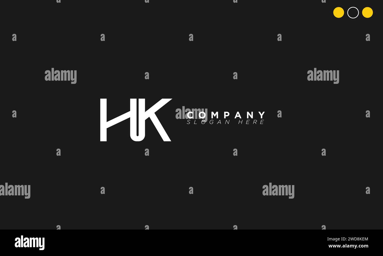 HK Alphabet letters Initials Monogram logo Stock Vector Image & Art - Alamy