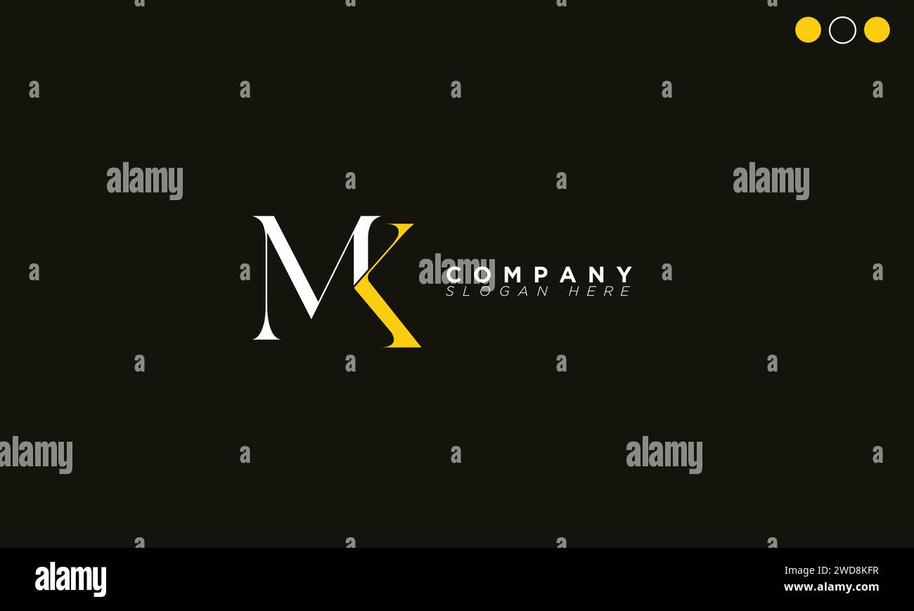 MK Alphabet letters Initials Monogram logo Stock Vector Image & Art - Alamy