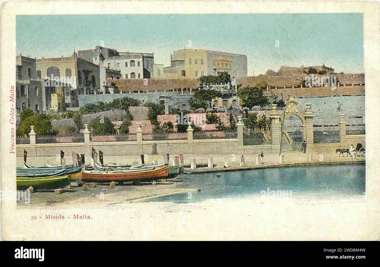 39 - Misida - Malta (Vincenzo Galea) - Villa Zammit Stock Photo - Alamy