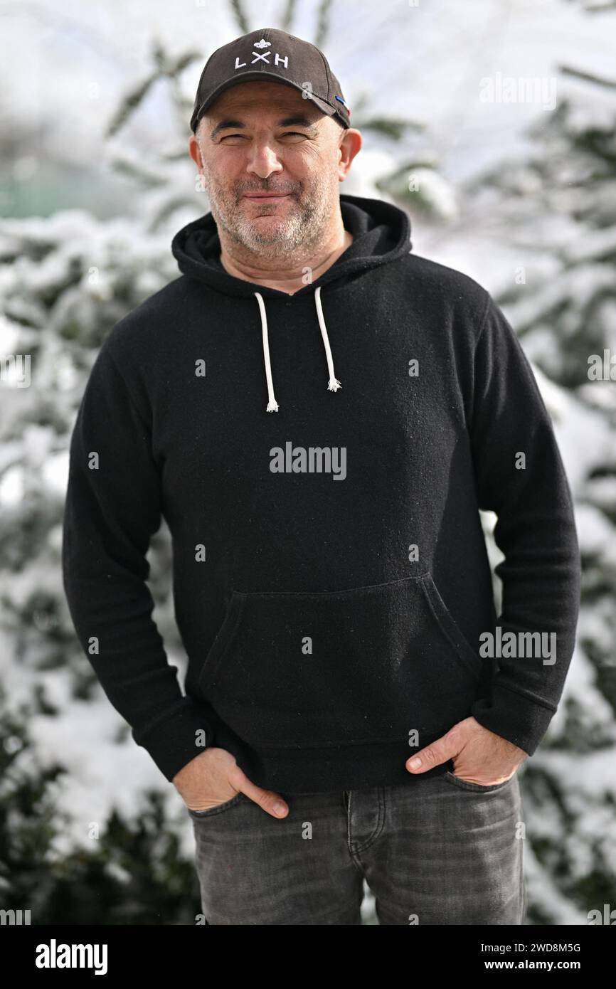 Mohamed Hamidi attending a photocall for the movie La Vache during the ...