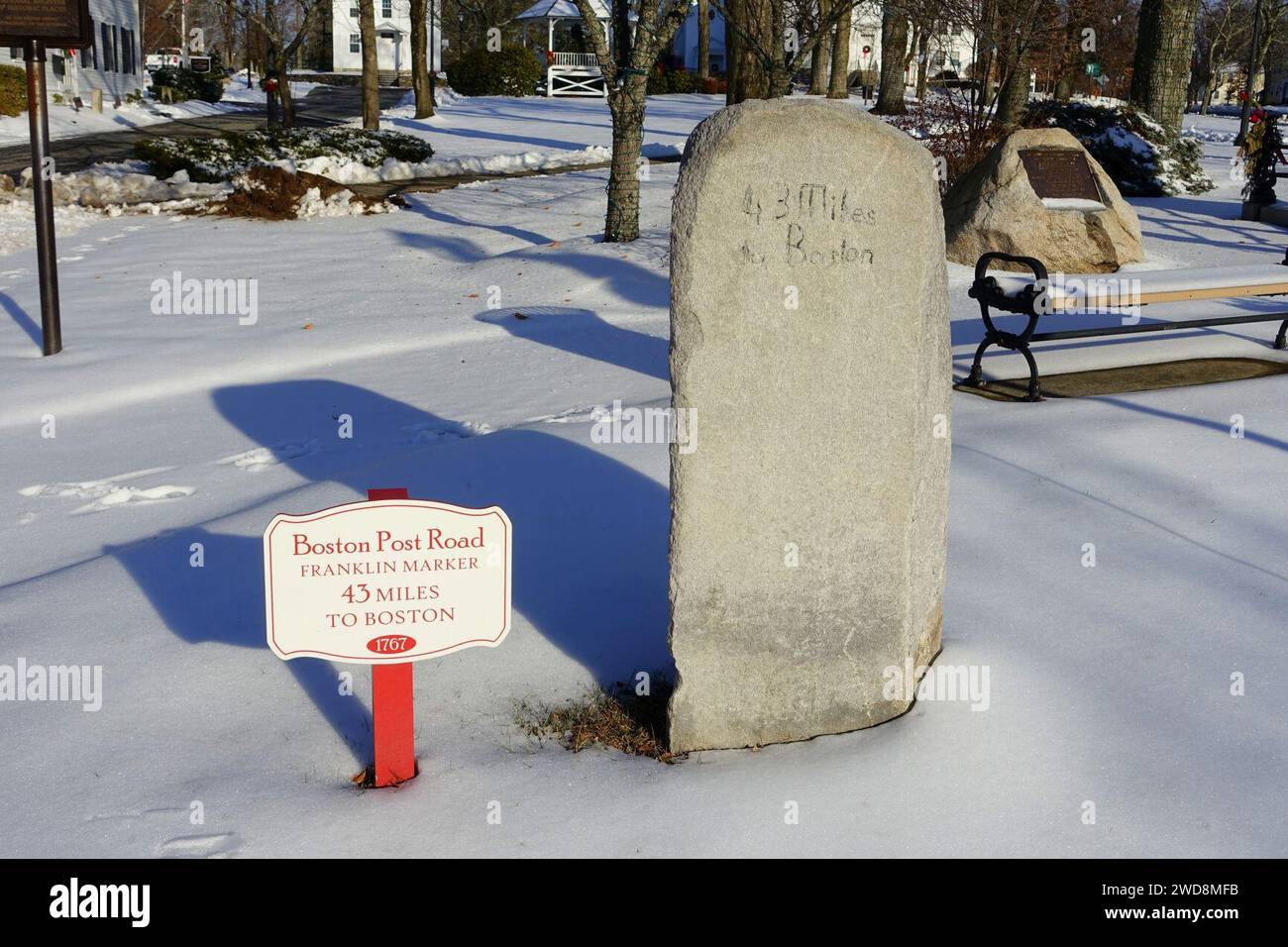 Boston post road hi-res stock photography and images - Alamy