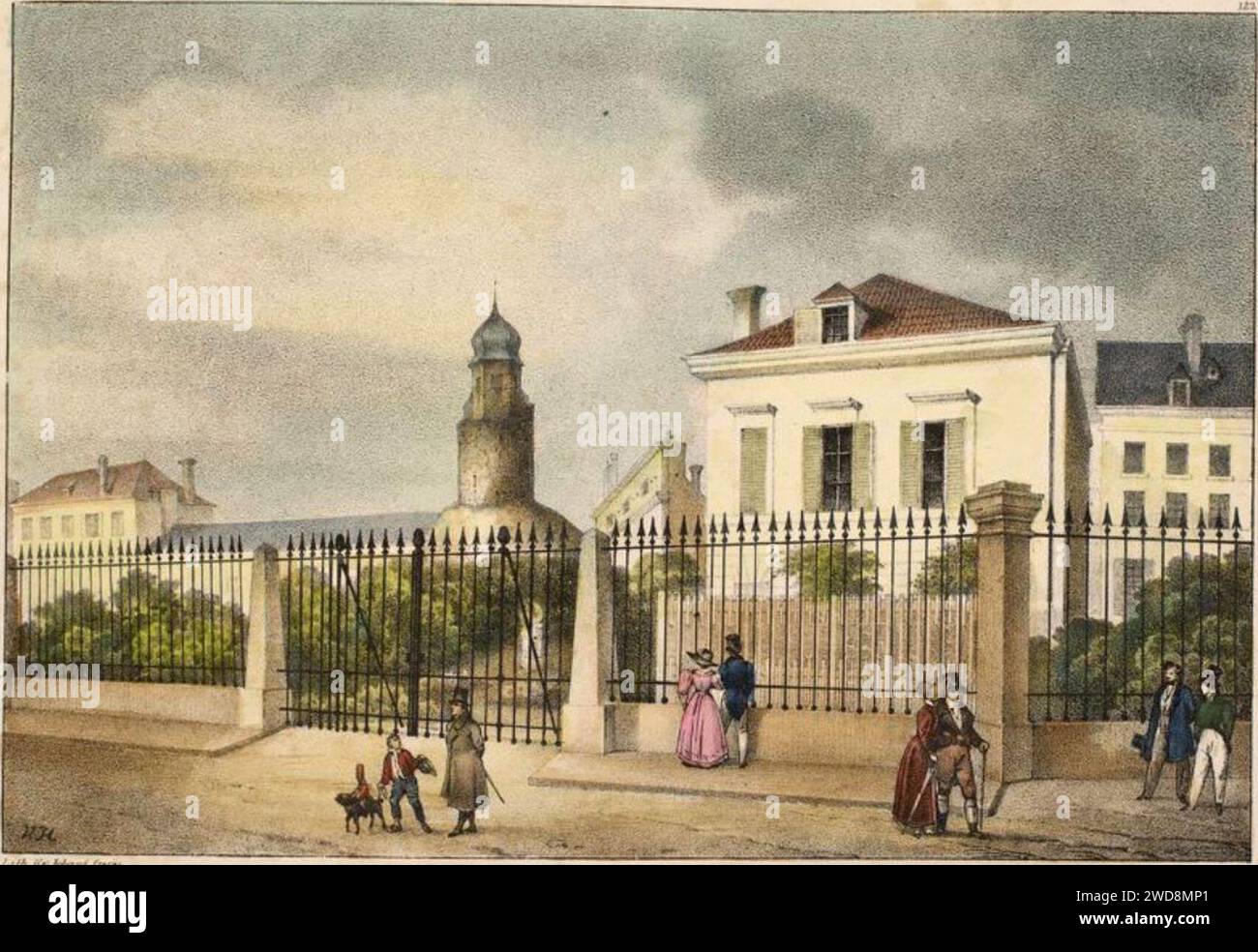 47. Vue de la Tour Hydraulique sur les nouveaux Boulevards Stock Photo - Alamy