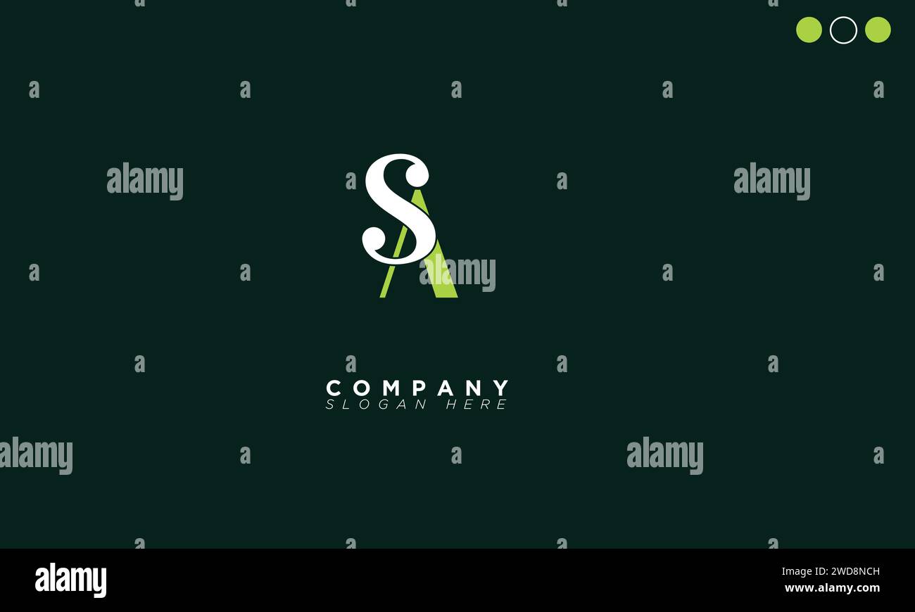 SA Alphabet letters Initials Monogram logo Stock Vector Image & Art - Alamy