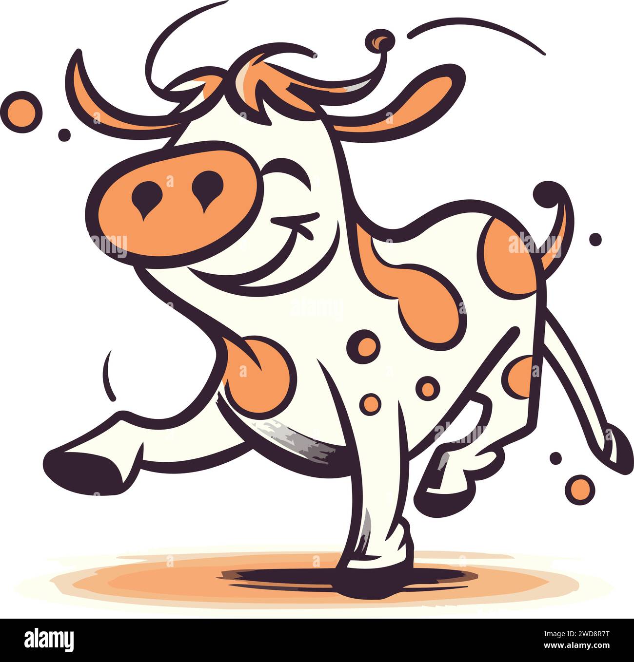 Cattle colored drawing hi-res stock photography and images - Alamy
