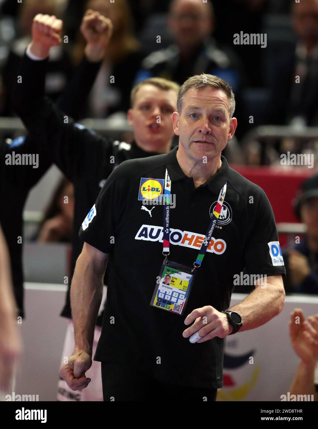 Alfred GISLASON DHB Bundestrainer head coach of Germany Germany vs ...