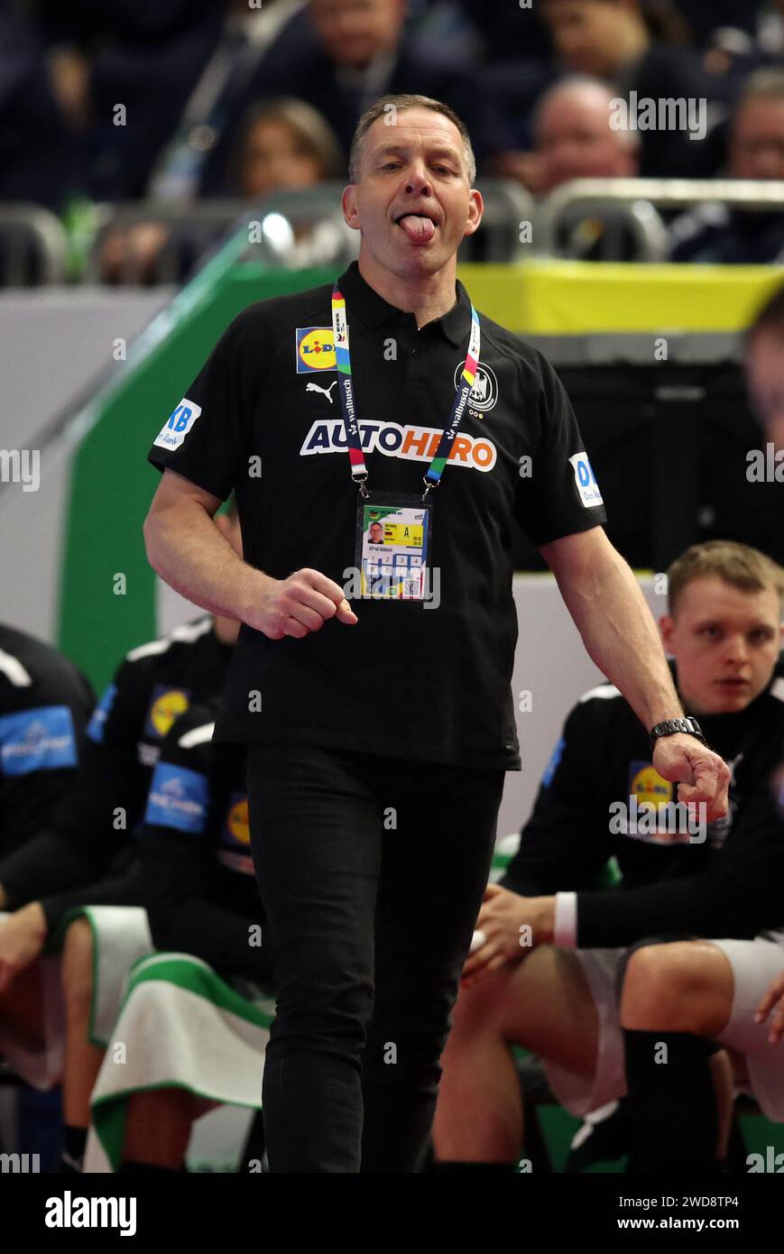 Alfred GISLASON DHB Bundestrainer head coach of Germany Germany vs ...