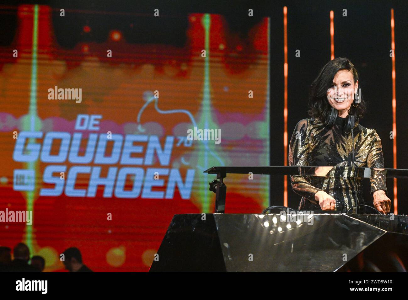 Antwerp, Belgium. 18th Jan, 2024. Afterparty with DJ Zohra pictured ...
