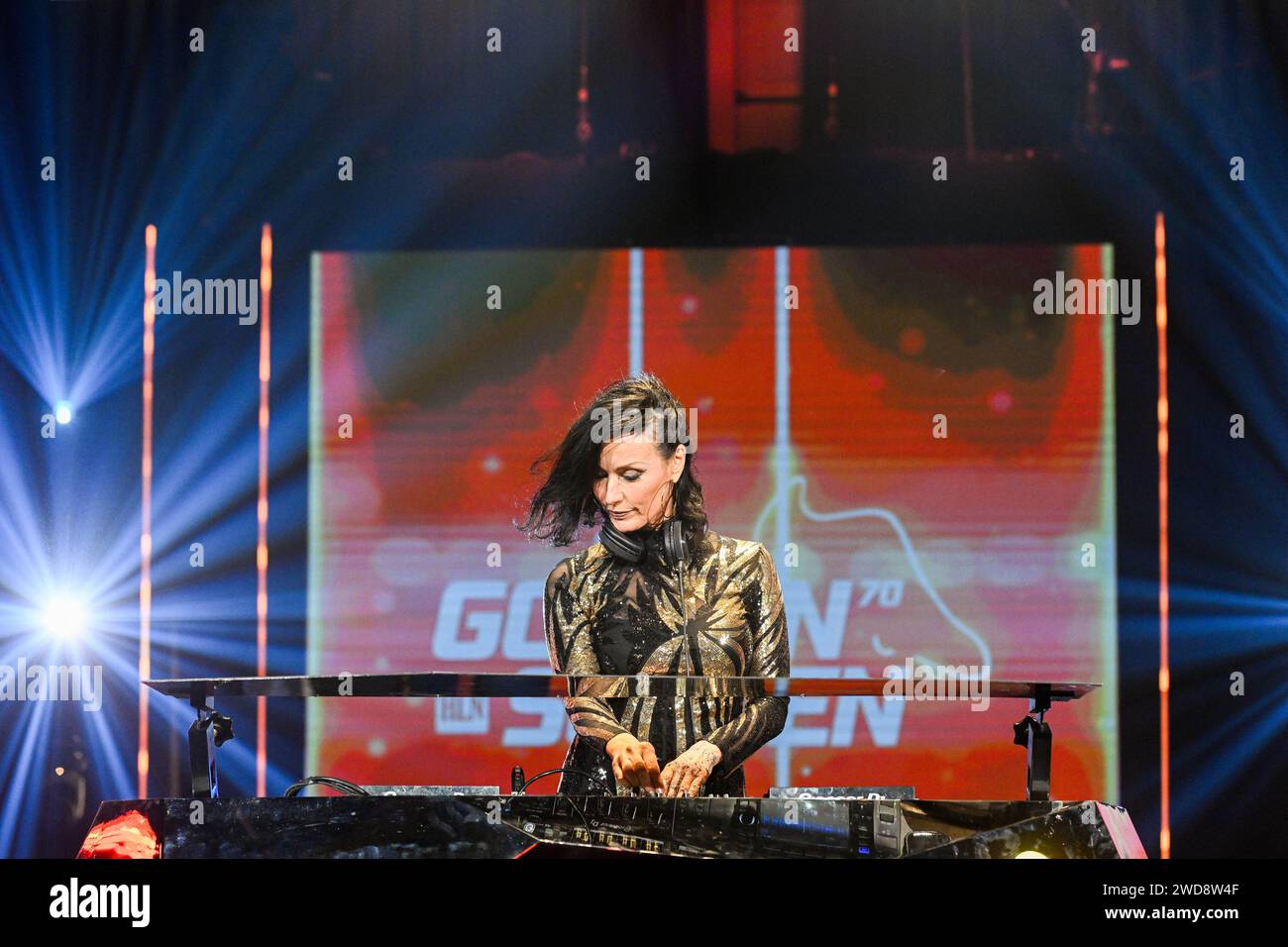 Antwerp, Belgium. 18th Jan, 2024. Afterparty with DJ Zohra pictured ...