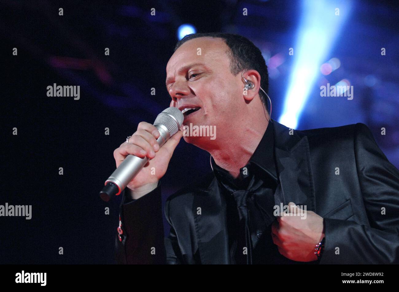 Milan Italy 2007-02-27: Gigi D’Alessio,Italian singer, live concert at ...