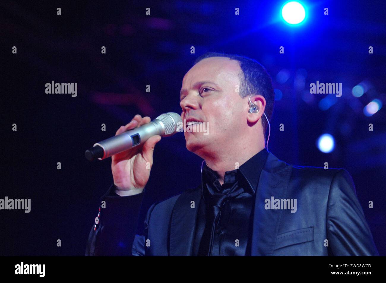 Milan Italy 2007-02-27: Gigi D’Alessio,Italian singer, live concert at ...