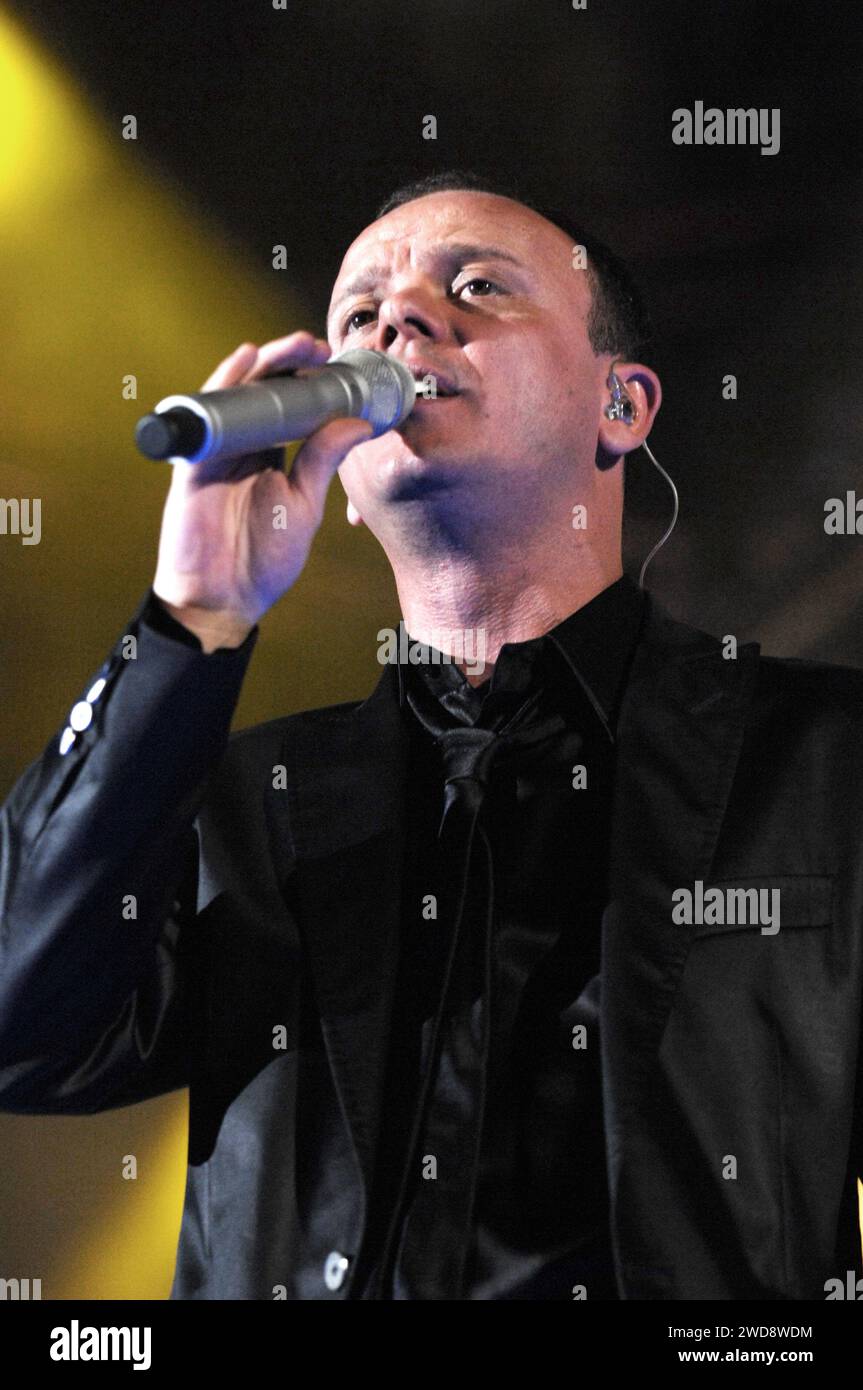 Milan Italy 2007-02-27: Gigi D’Alessio,Italian singer, live concert at ...