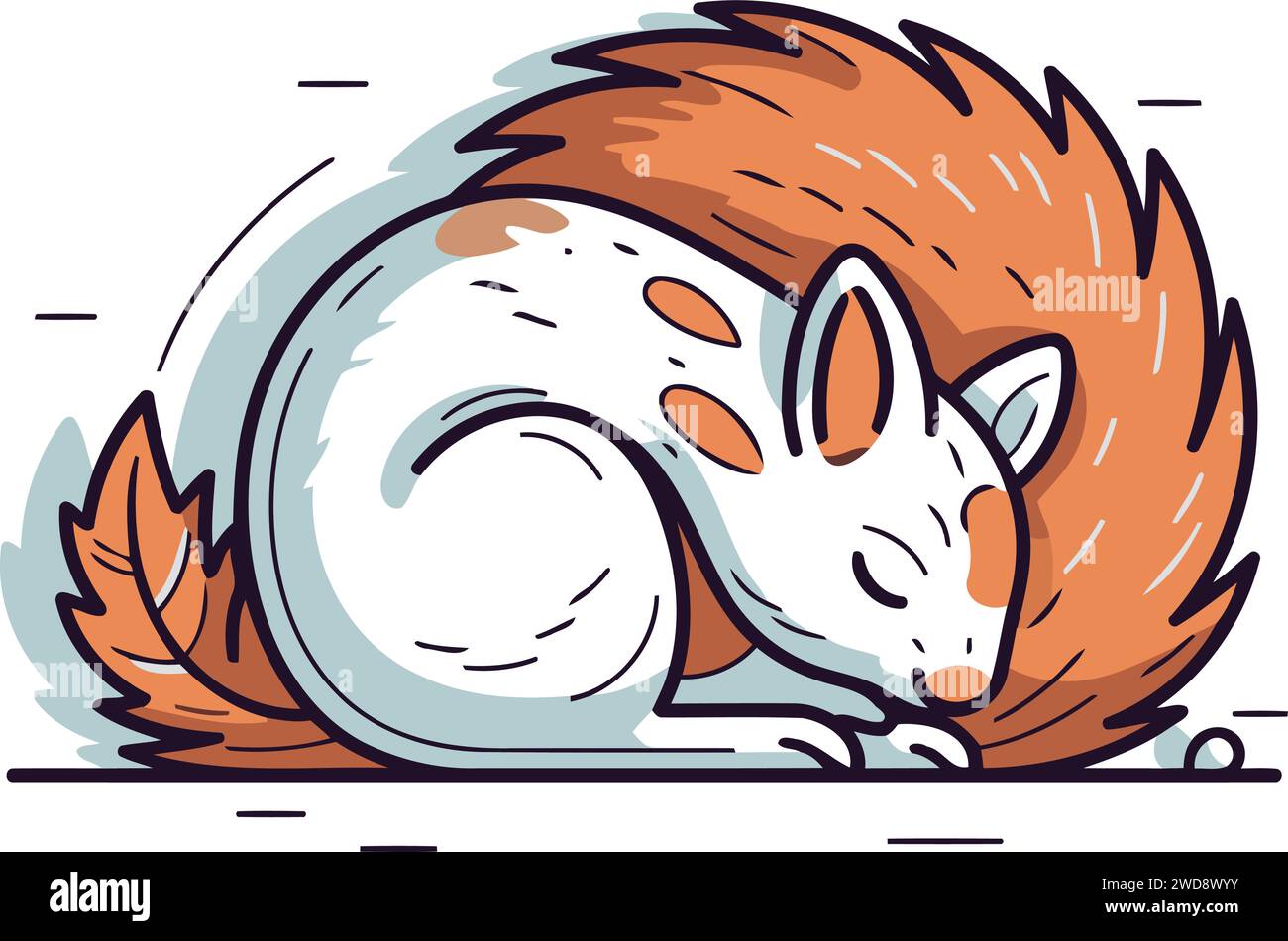 Squirrel cartoon icon hi-res stock photography and images - Alamy