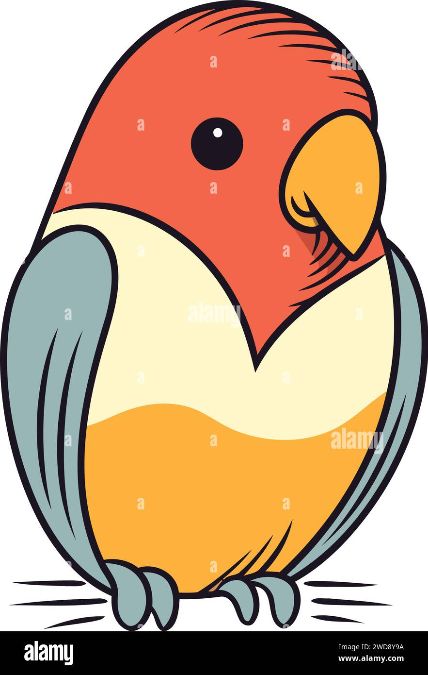 Parrot cartoon clipart hi-res stock photography and images - Alamy