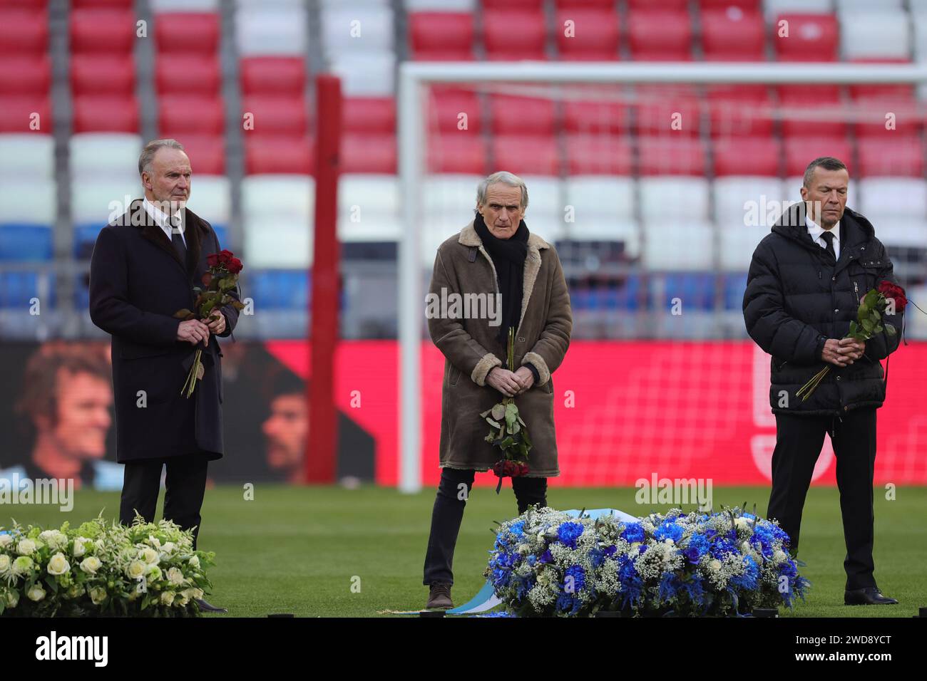Munich, Germany. 19th Jan, 2024. Soccer: FC Bayern Munich memorial ...