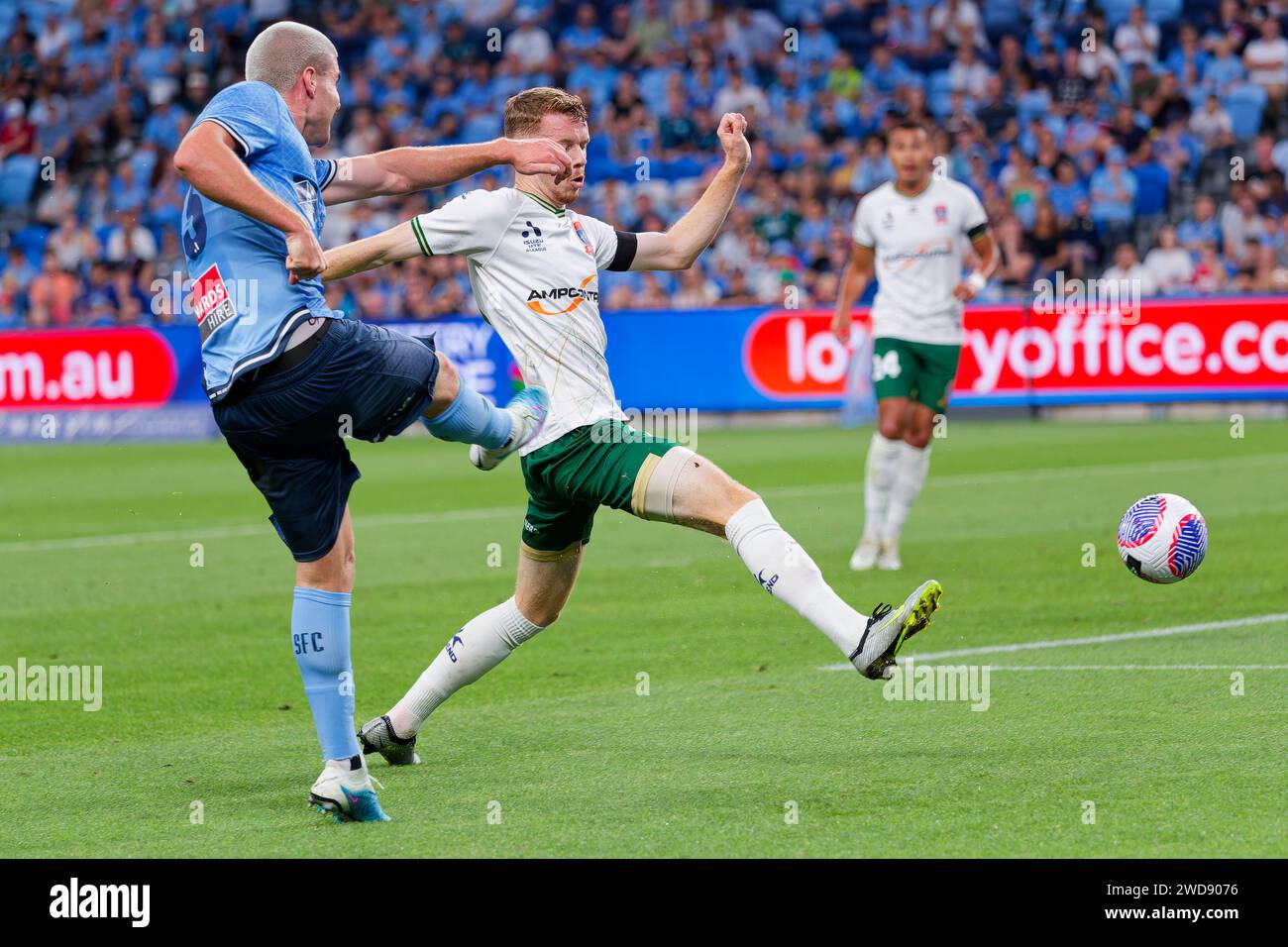 Sydney, Australia. 19th Jan, 2024. Patrick Wood of Sydney FC competes ...