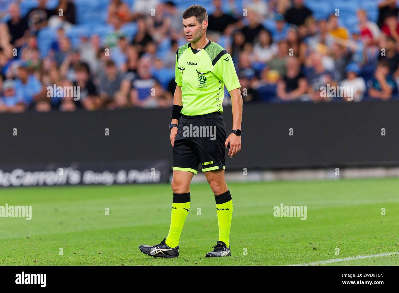 Sydney, Australia. 19th Jan, 2024. Match referee, Adam Bavcar looks on ...