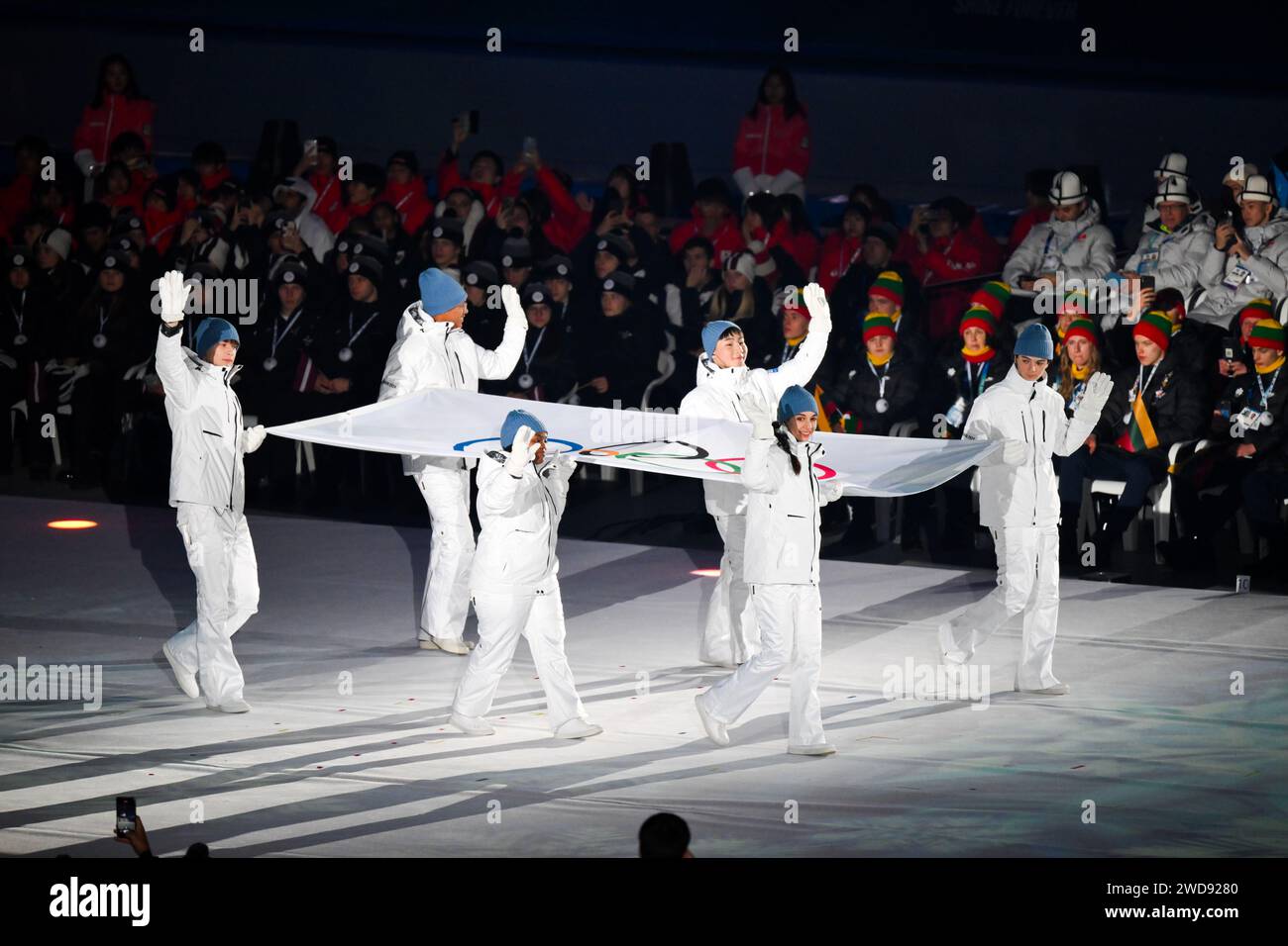Gangwon Province, South Korea. 19th Jan, 2024. Flag of International ...
