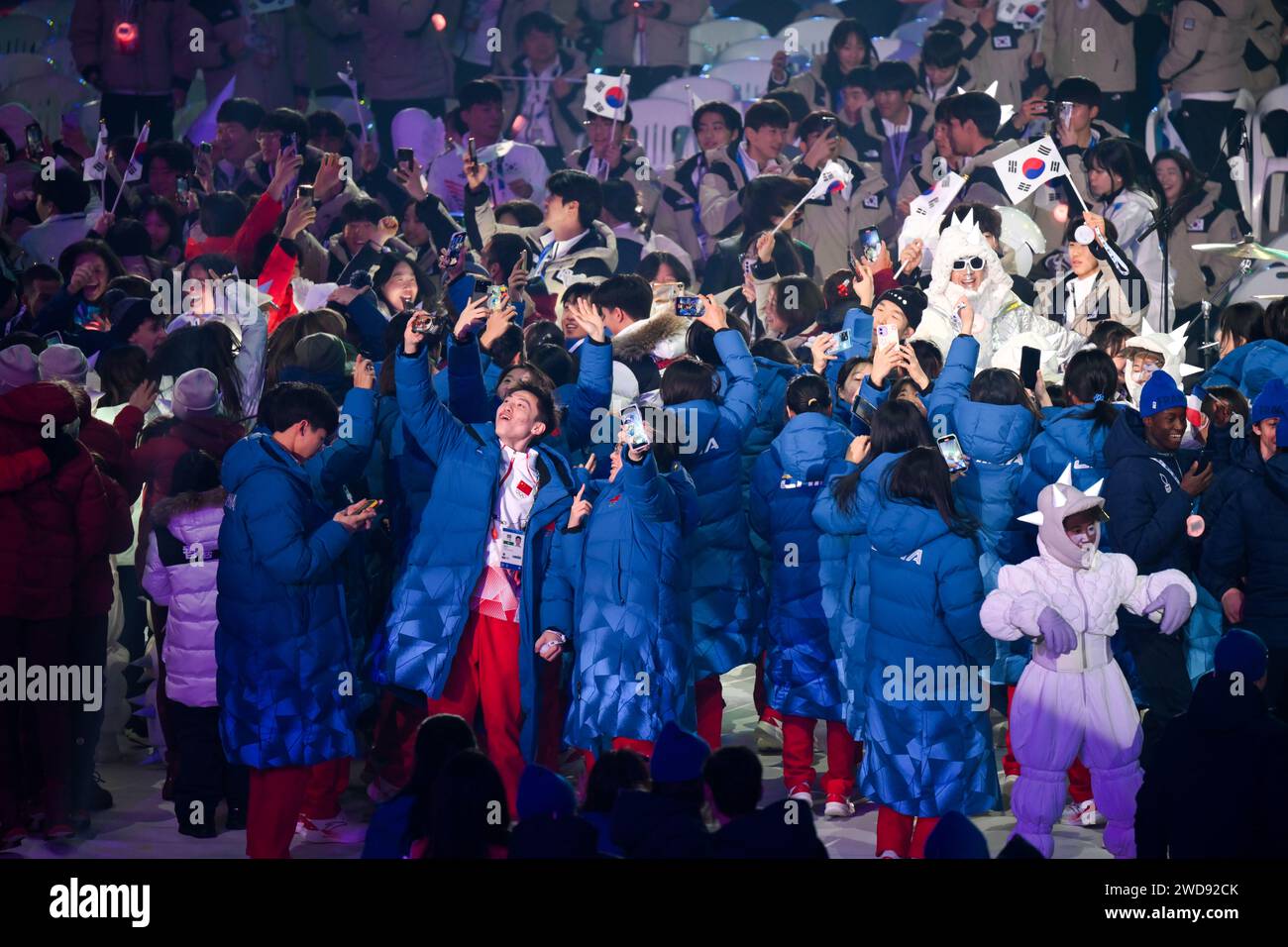 Gangwon Province, South Korea. 19th Jan, 2024. Members of the Chinese ...