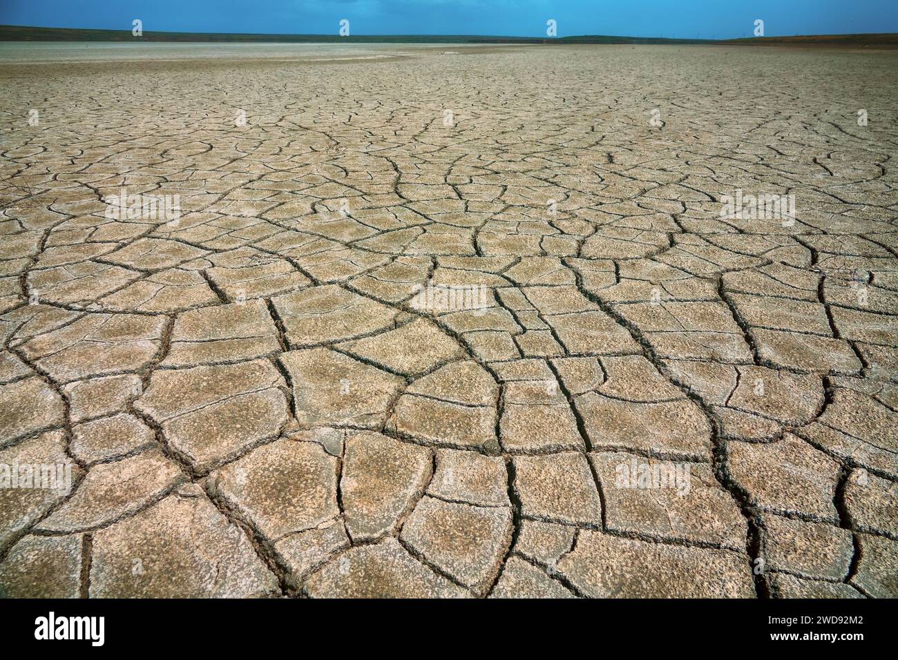Image of heat and drought. Global warminga (man-made climate change ...